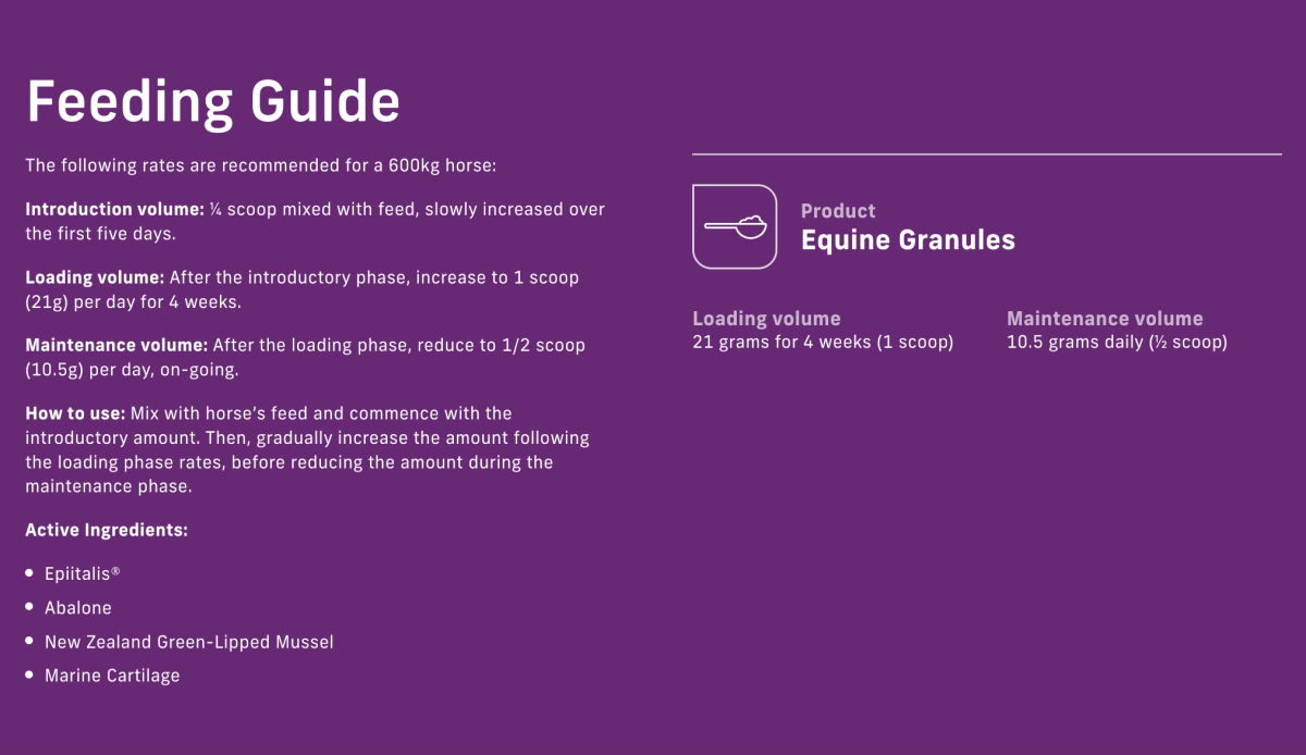 4CYTE Equine Granules 700g & 3.5kg – Joint Support for Horses
