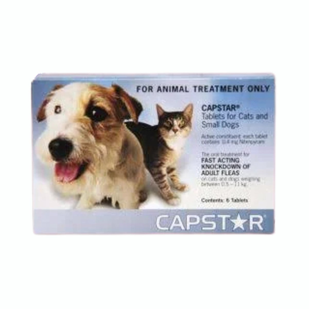 Capstar for Cats & Dogs (6 pack) | Fast-acting Flea Treatment