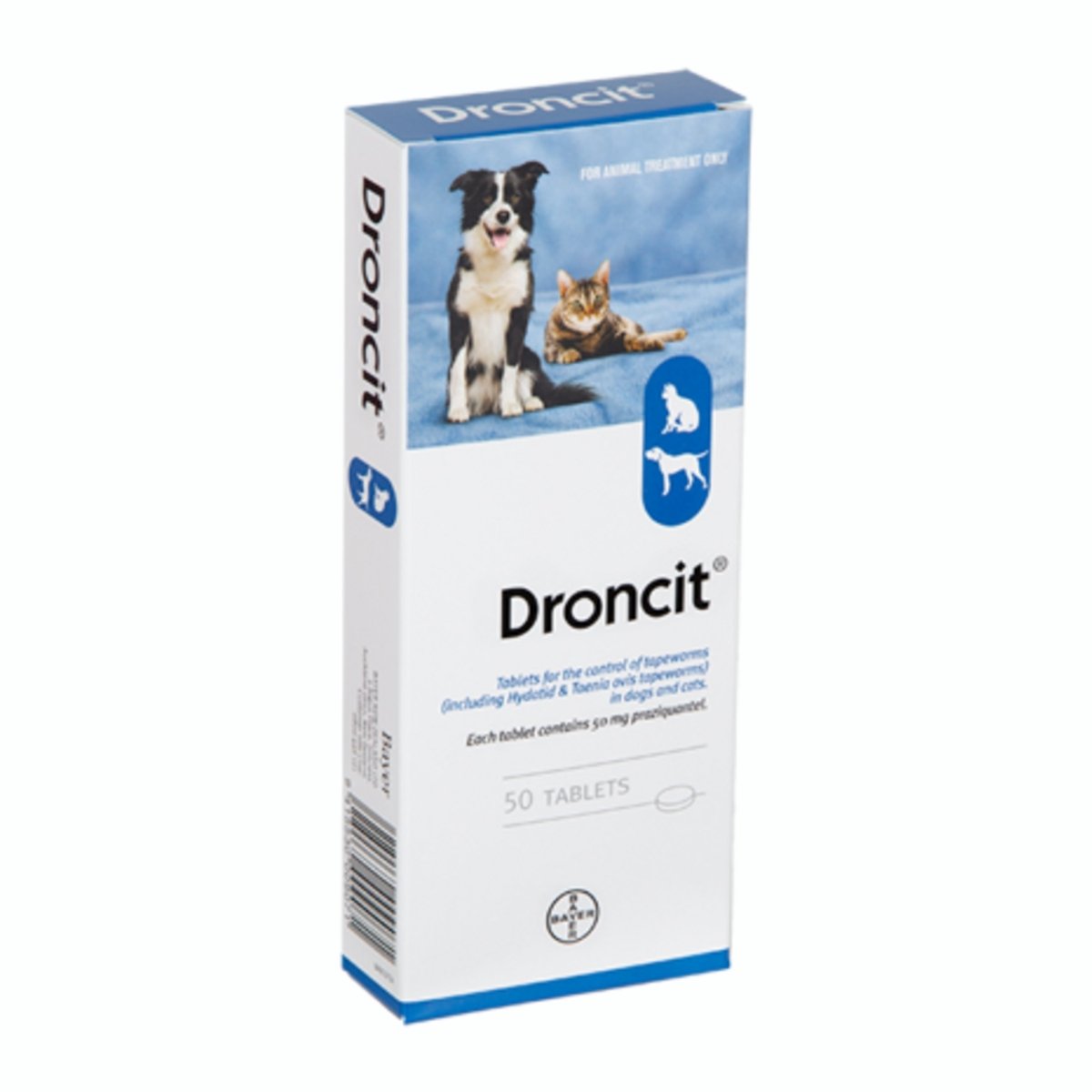 Droncit Tapeworm Treatment for Dogs | Pet Supply