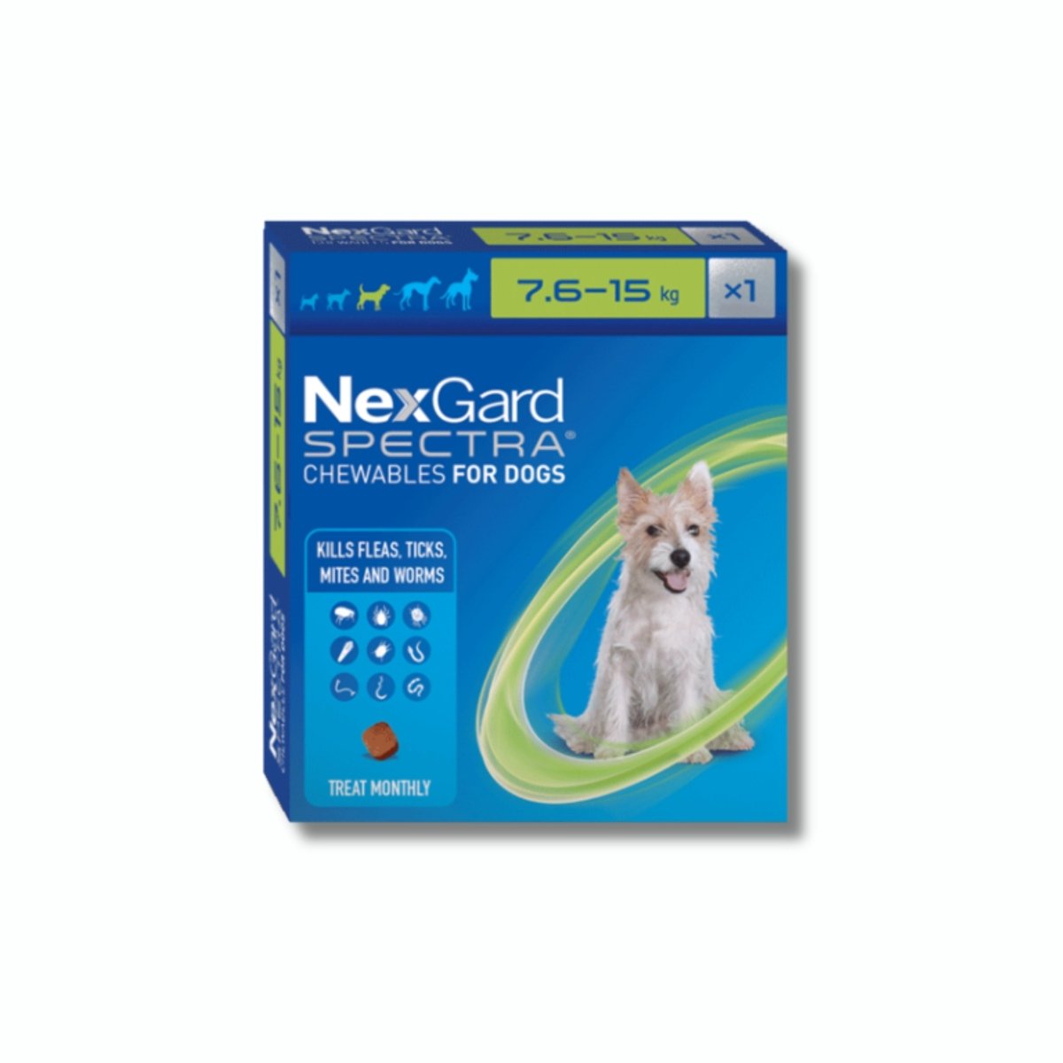 NexGard Spectra Flea Treatment For Dogs (1 pack)