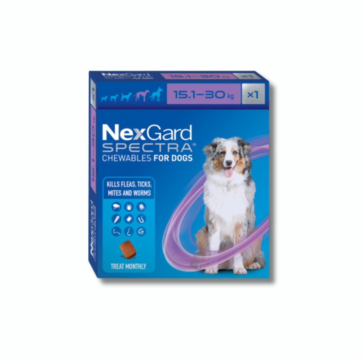 NexGard Spectra Flea Treatment For Dogs (1 pack)