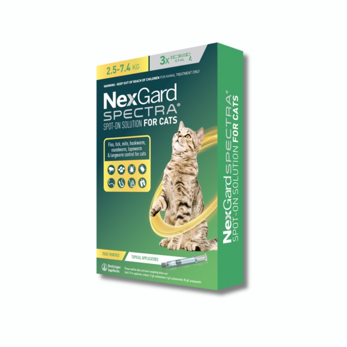 Nexgard Spectra for Cats (3 pack) | Trusted by Vets