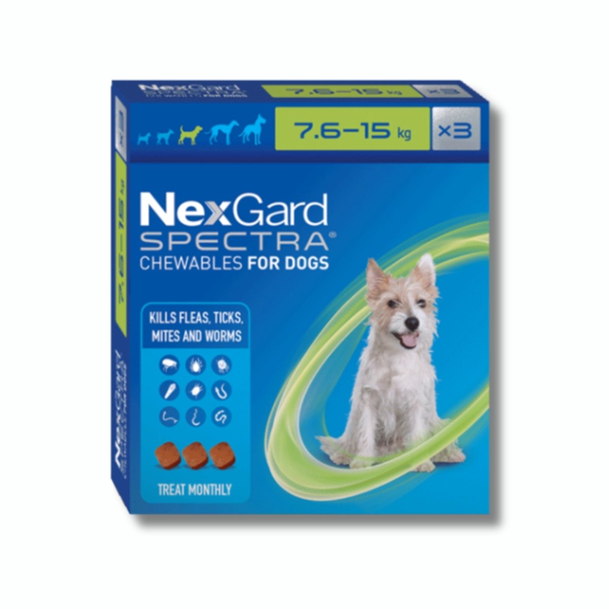 NexGard Spectra for Dogs (3 pack) - Vet Recommended