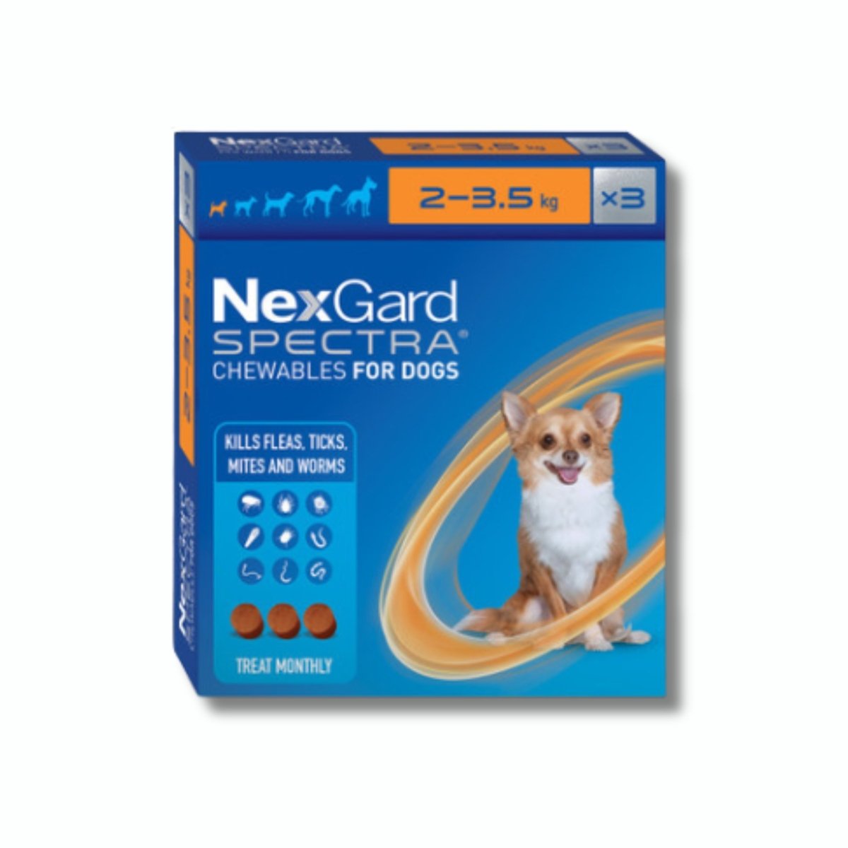 NexGard Spectra for Dogs (3 pack) - Vet Recommended