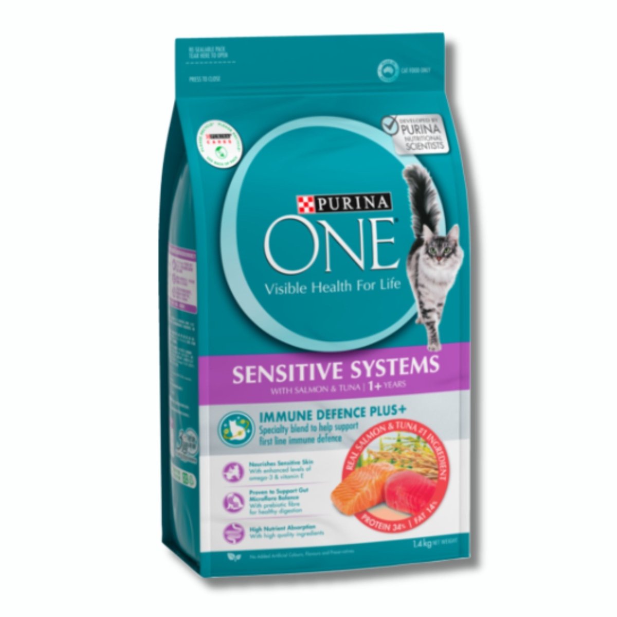 Purina One Cat Sensitive System - Salmon & Tuna 1.4kg