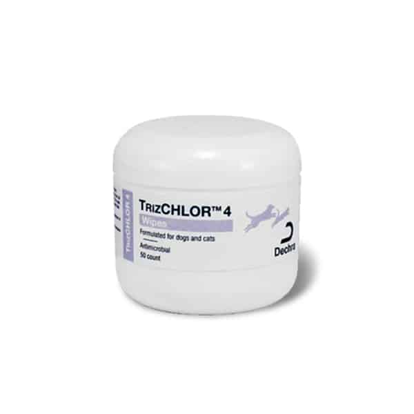TrizChlor 4 Wipes 50PK – Antibacterial & Antifungal Skin Care